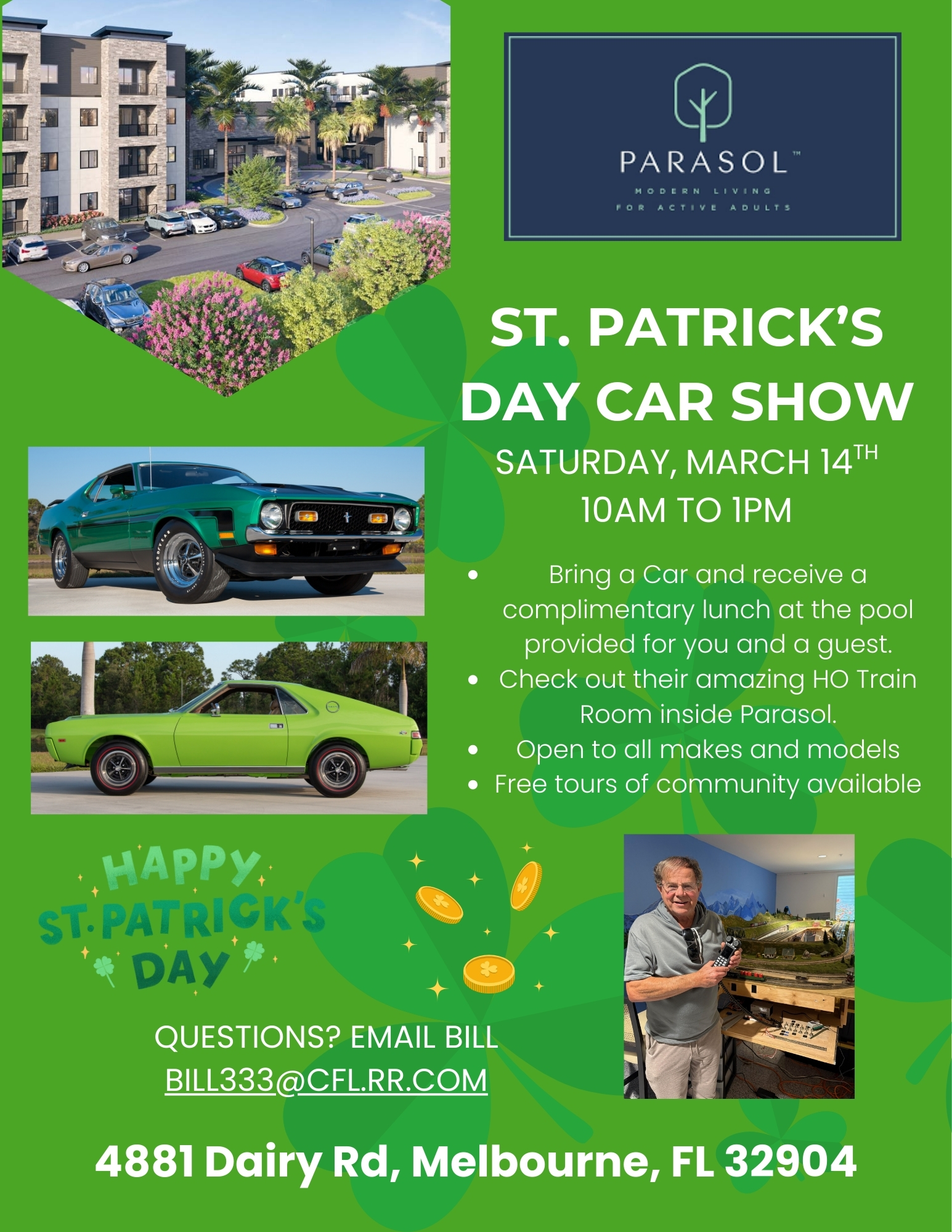 St-Patrick's Day Car Show / March 14, 2026 / Space Coast Vettes